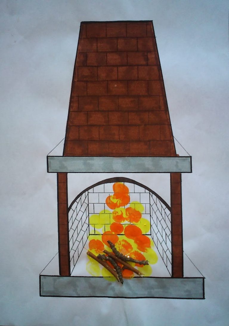 Fireplace Craft | Fun Family Crafts