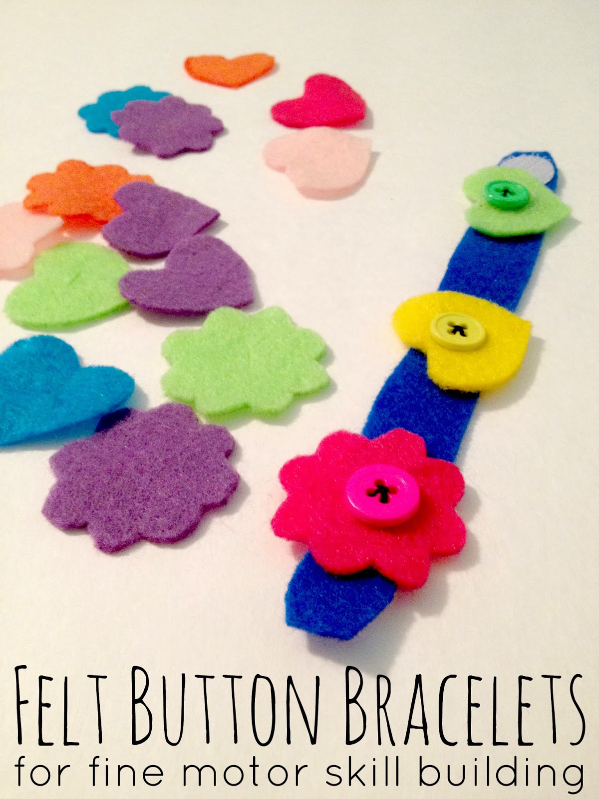 Felt Button Bracelet | Fun Family Crafts