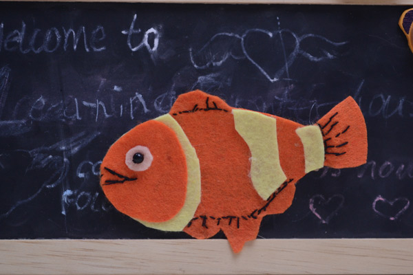 Felt Nemo Brooch | Fun Family Crafts