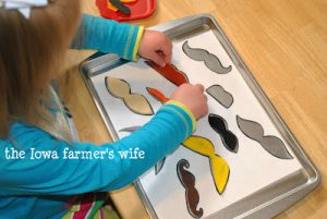 Mustache Matching Game | Fun Family Crafts