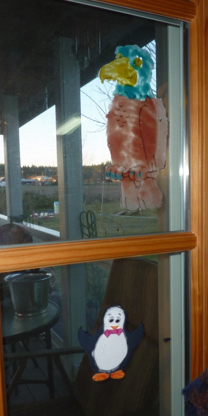 Homemade Window Clings | Fun Family Crafts