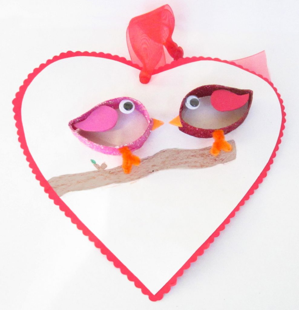 Paper Roll Love Birds | Fun Family Crafts