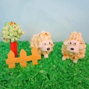 Popcorn Ball Lambs | Fun Family Crafts