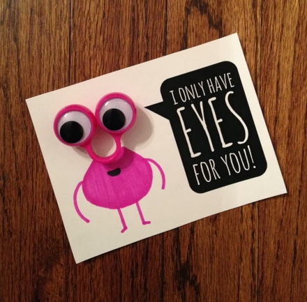 Only Have Eyes For You Valentine | Fun Family Crafts