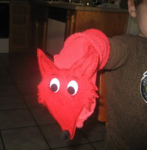 Fox in Socks Sock Puppet | Fun Family Crafts