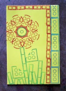 Stamping with Legos | Fun Family Crafts