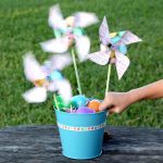 Easter Pinwheel Centerpiece | Fun Family Crafts
