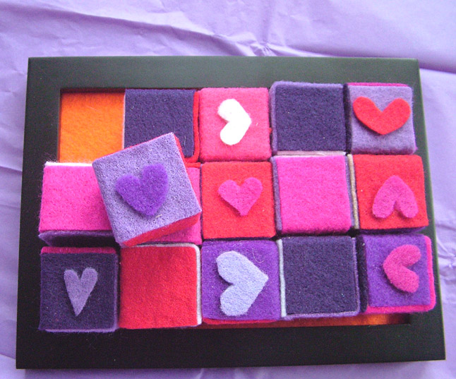 Fuzzy Felt Blocks | Fun Family Crafts