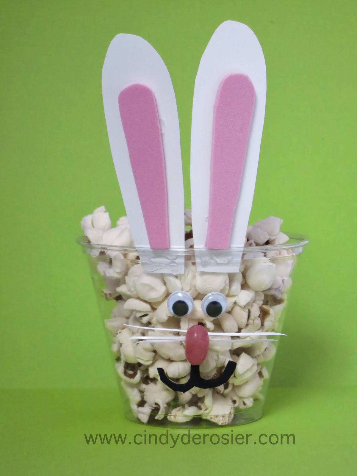 Bunny Popcorn Cup | Fun Family Crafts