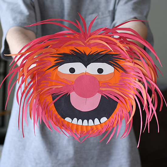 Paper Plate Animal from The Muppets | Fun Family Crafts