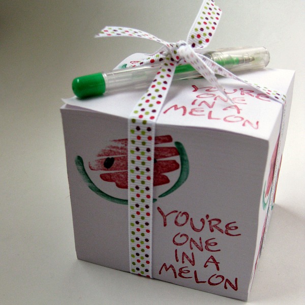 Teacher Appreciation Note Cubes | Fun Family Crafts