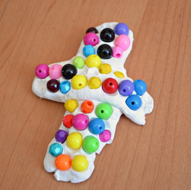 Beaded Clay Crosses | Fun Family Crafts
