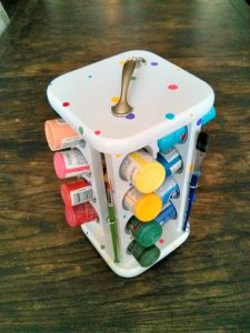 Spice Rack Paint Caddy | Fun Family Crafts