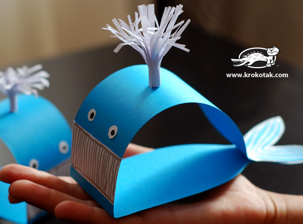 Paper Whale Fun Family Crafts