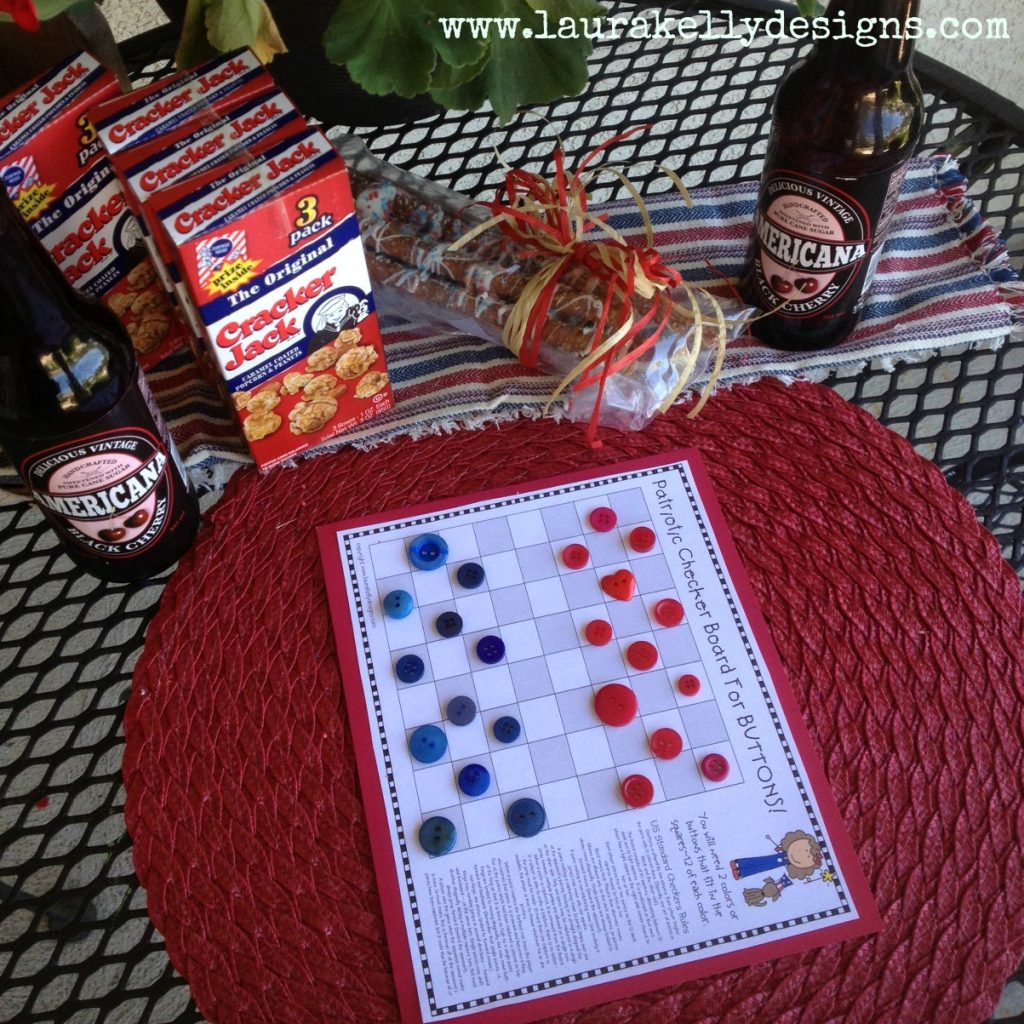 Button Checkerboard | Fun Family Crafts