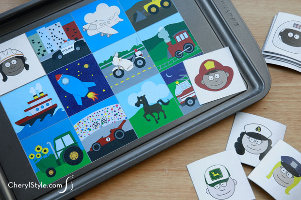 Magnet Match Game | Fun Family Crafts