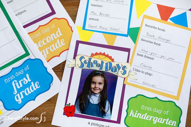 Back to School Scrapbook | Fun Family Crafts