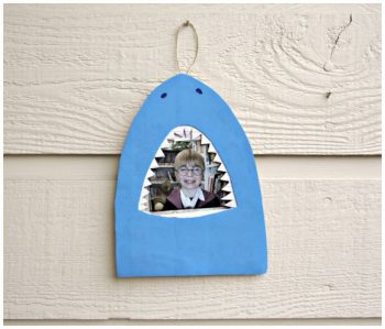 Shark Bite Picture Frame | Fun Family Crafts