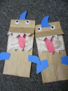 Shark Paper Bag Puppet | Fun Family Crafts