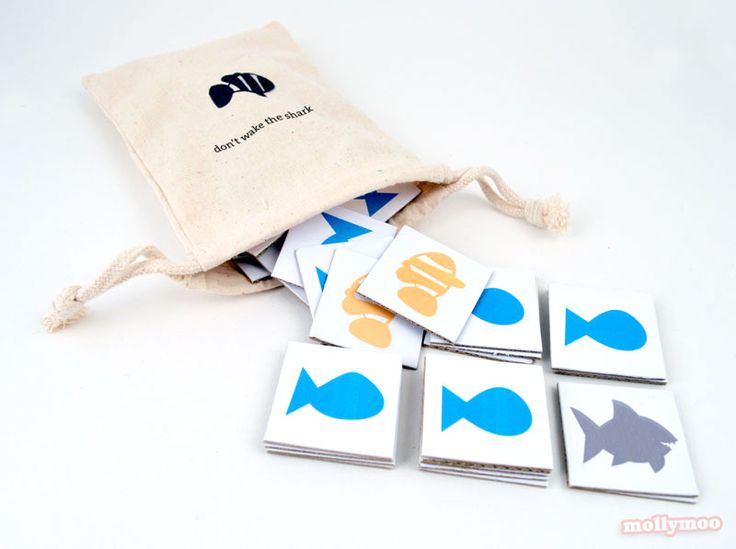 Don't Wake the Shark Matching Game | Fun Family Crafts