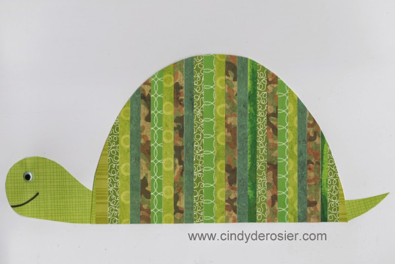 Paper Strip Turtle | Fun Family Crafts