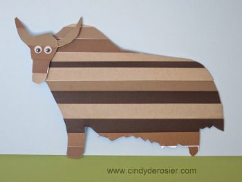 Scrap Paper Yak | Fun Family Crafts