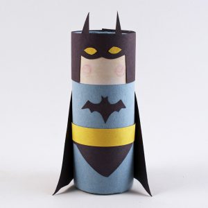 Cardboard Tube Batman | Fun Family Crafts