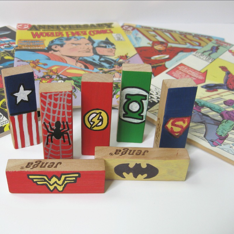 Decorated Game Blocks | Fun Family Crafts