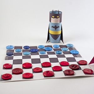 Batman vs Superman Checkers | Fun Family Crafts
