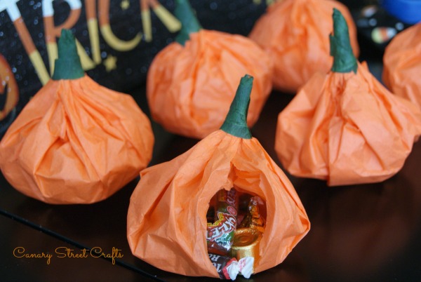 Pumpkin Pouch Goodie Bags | Fun Family Crafts
