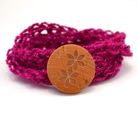 Easy Crochet Wrap Bracelet | Fun Family Crafts