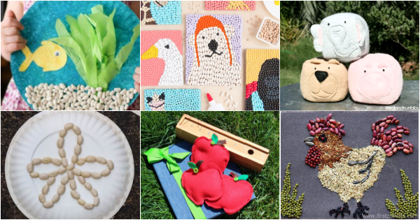 Bean Crafts for Kids | Fun Family Crafts