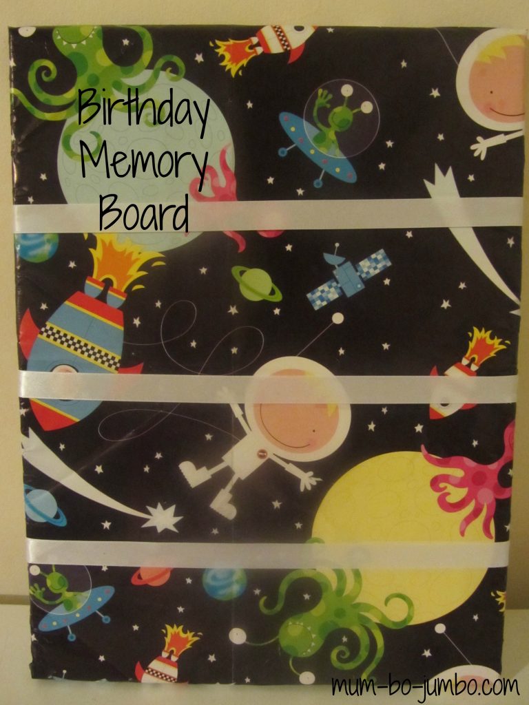 Birthday Memory Board | Fun Family Crafts