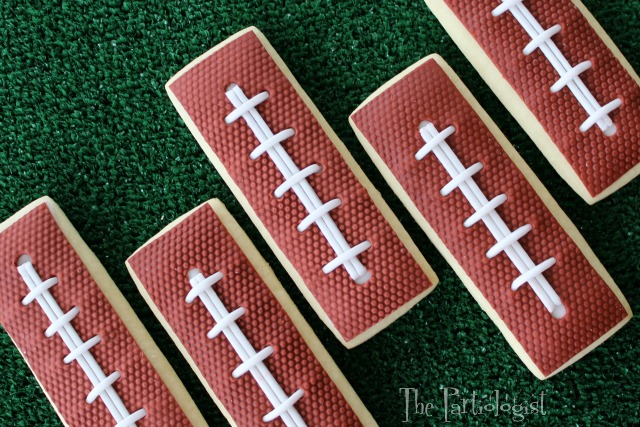 Football Slice Cookies | Fun Family Crafts
