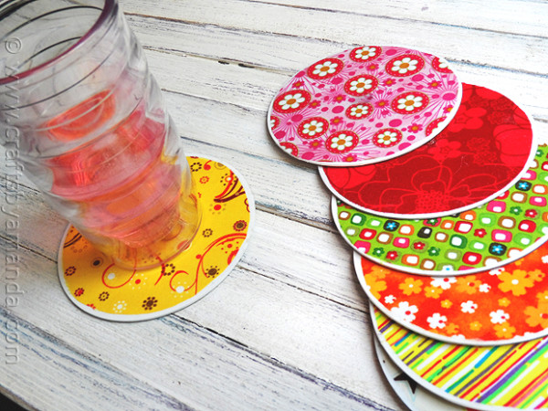 Recycled CD Coasters | Fun Family Crafts