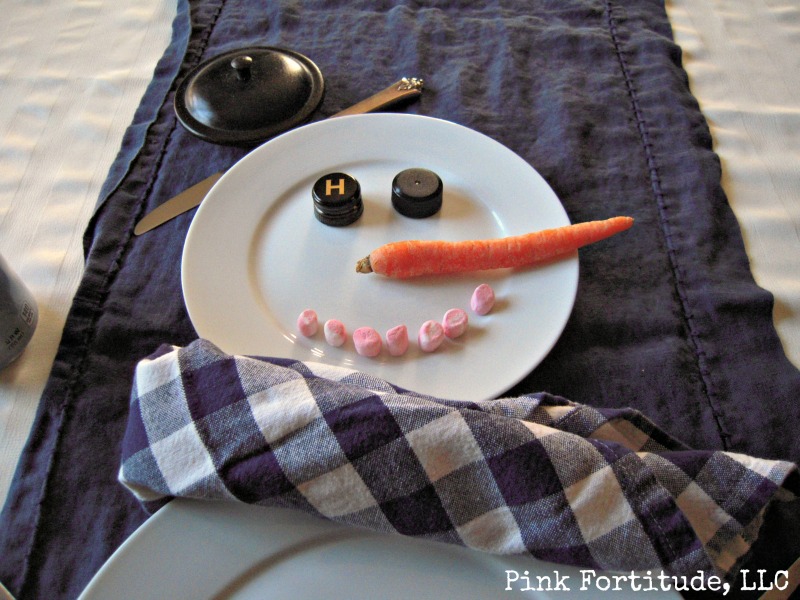 Snowman Place Setting | Fun Family Crafts