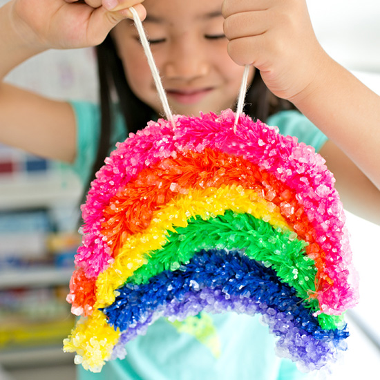 Giant Crystal Rainbow | Fun Family Crafts