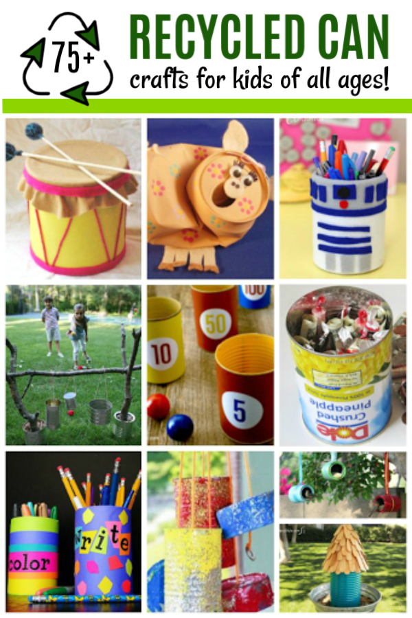 Recycled Can Crafts | Fun Family Crafts