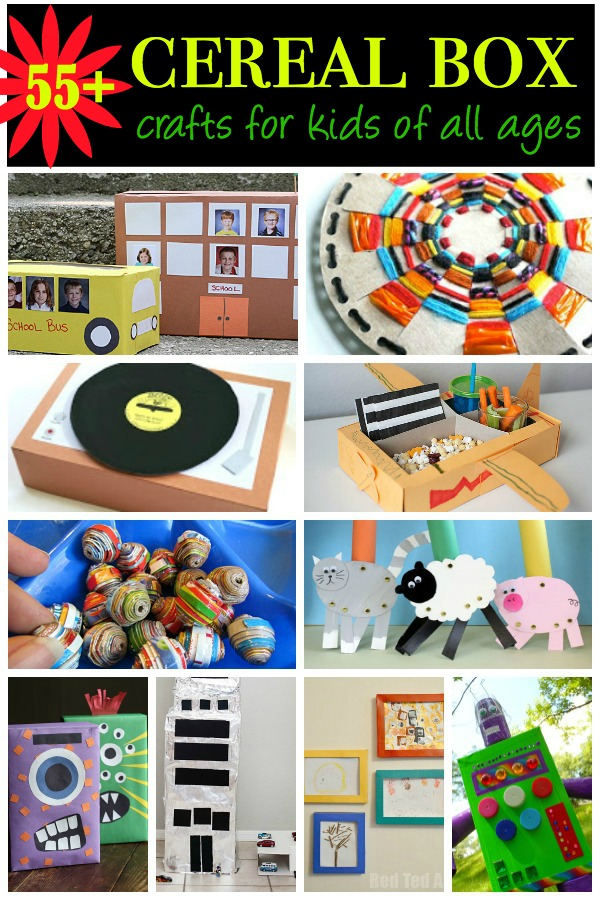 Recycled Cereal Box Craft Ideas For Your Kids