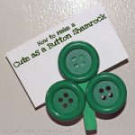 Cute as a Button Shamrock | Fun Family Crafts