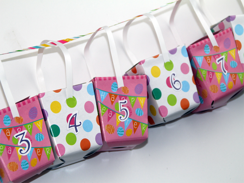 Easter Countdown with Treat Boxes | Fun Family Crafts