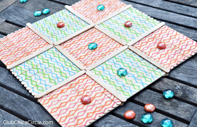 Easy Tic Tac Toe Game Board | Fun Family Crafts