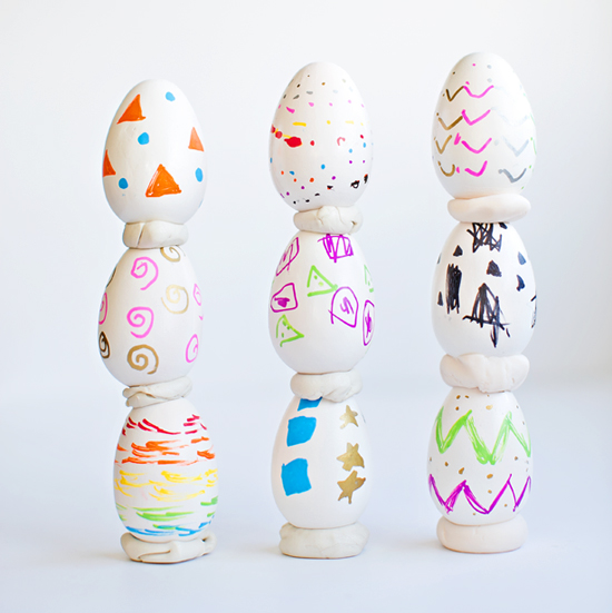 Doodled Easter Eggs | Fun Family Crafts
