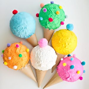 Styrofoam Ice Cream Cones | Fun Family Crafts