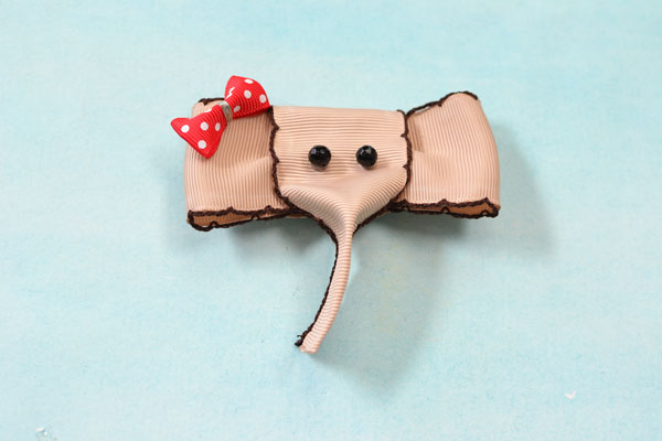 Elephant Ribbon Brooch | Fun Family Crafts