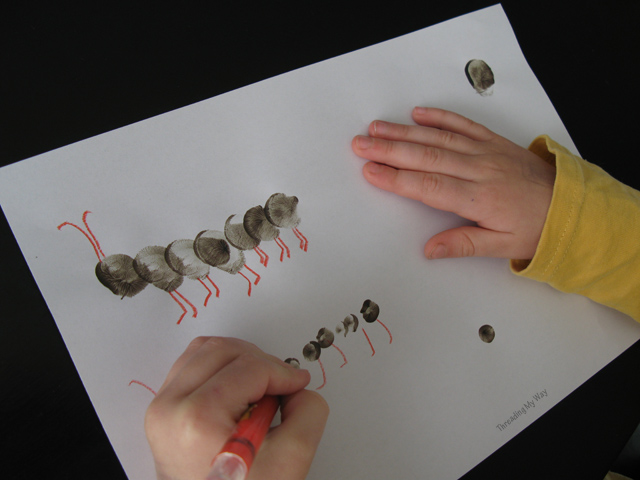 Thumb Printing | Fun Family Crafts