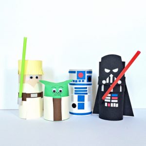 Cardboard Tube Star Wars Characters | Fun Family Crafts