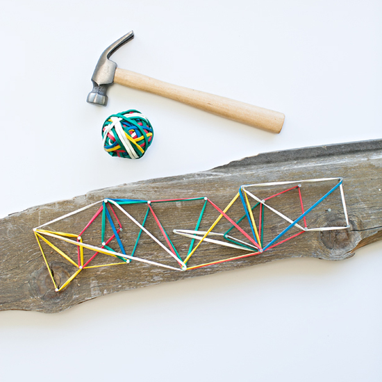 Wooden Geoboard | Fun Family Crafts