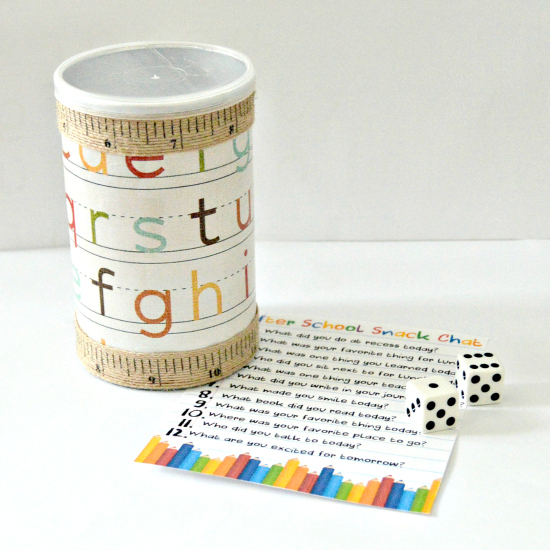 After School Snack Chat | Fun Family Crafts