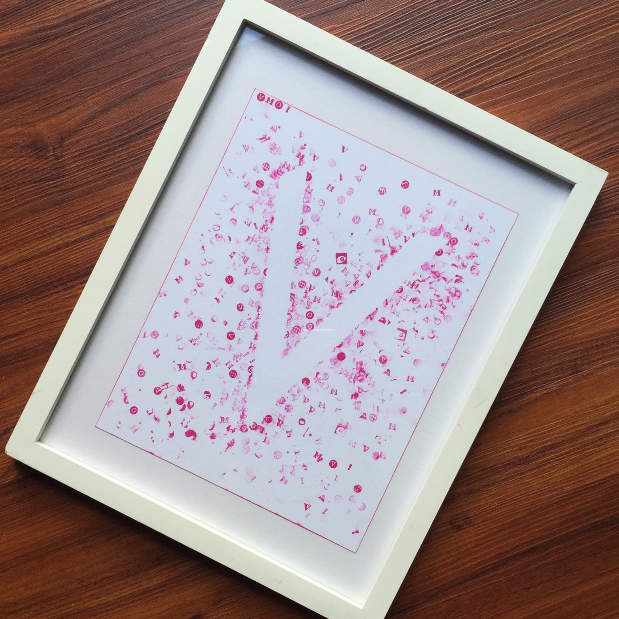 Stamped Monogram Keepsake | Fun Family Crafts